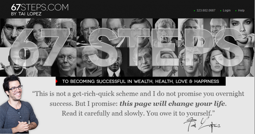 My Personal Tai Lopez and The 67 Steps Review: Is Tai Lopez a Scam ...